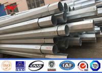 China 10mm Galvanized Steel ASTM A36 Utility Power Poles for sale
