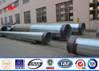 China AWS D1.1 33kv Galvanized Electric Power Poles For Transmission Line for sale