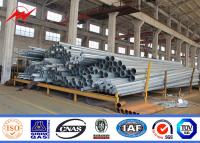 China 22 M Power Transmission Galvanized Steel Pole For Outside Electrical Distribution Line for sale