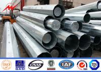 China 15M Transmission Line Galvanized Steel Pole With Third Party Certificate for sale