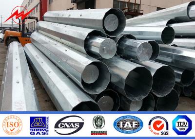 China 15M Transmission Line Galvanized Steel Pole With Third Party Certificate for sale