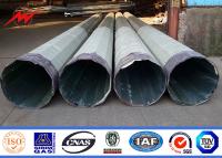 China 18M power transmission utility power pole with hot dip galvanized for sale