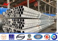 China Commercial Galvanized Steel Pole 12m 500DAN 1000DAN 1600DAN ASTM A123 for sale