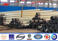 China 25-80ft Galvanized Polygon Steel Power Pole Steel Electric Pole With Bitumn NEA NGCP for sale