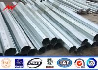 China Transmission And Distribution Utility Galvanized Steel Pole For Electrical Power for sale