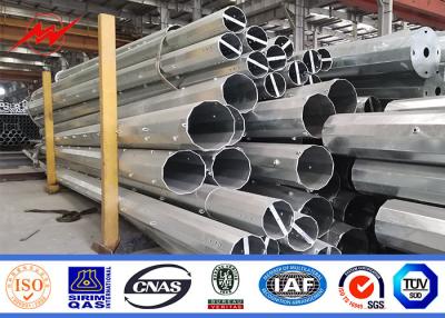 China 60FT 65FT 70FT 75FT Q345B/A572 Steel Power Pole With 8 Grade Earthquake Safety for sale