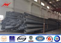 China 25-100ft NEA / NGCP Standard Utility Power Poles Galvanized Quakeproof Steel for sale