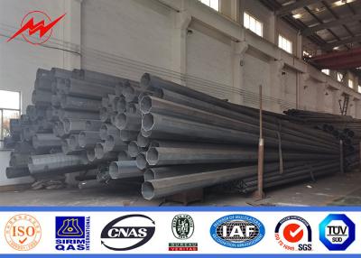 China 25-100ft NEA / NGCP Standard Utility Power Poles Galvanized Quakeproof Steel for sale