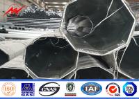 China 10-80 Ft Galvanized Steel Pole For Electrical Power Distribution Equipment for sale