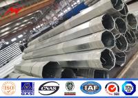 China 69kv 65feet 75feet Steel Power Pole Electrical Q235 for sale