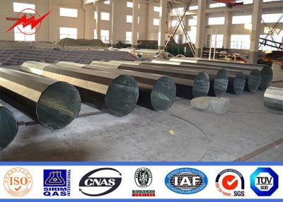 China 6mm Octagonal 132KV 15m 30m Steel Power Pole for sale