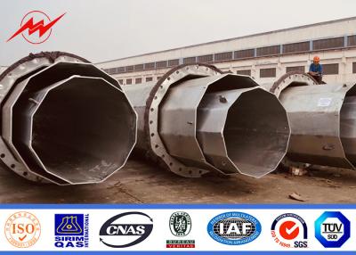 China Medium Voltage 22m Steel Tubular Pole for sale