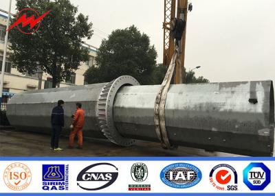 China 90ft 100ft Multi - Sided Power Transmission Poles / Power Distribution Poles ISO for sale