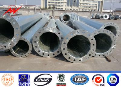 China 220KV Electrical Steel Pole Galvanized Tapered Tubular Power Transmission Line for sale