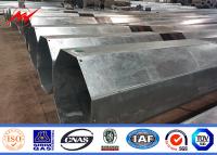 China Polygon 2.5mm 69 Kv Transmission Line Poles for sale