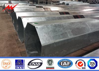 China Polygon 2.5mm 69 Kv Transmission Line Poles for sale