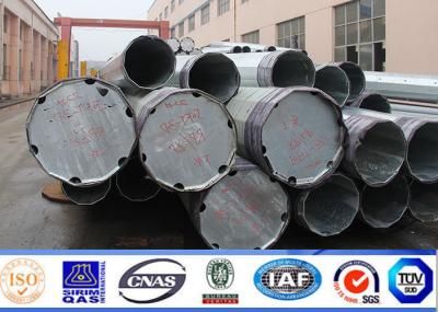 China 2.5mm High Voltage 10Kv - 220Kv Tapered Steel Poles for sale