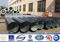 China Q345 80ft And 90ft Utility Power Poles For Transmission for sale