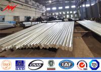 China 16m Metal Galvanized Transmission Steel Tubular Pole for sale