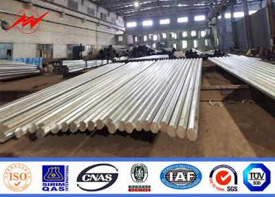 China 16m Metal Galvanized Transmission Steel Tubular Pole for sale