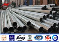 China 110kv Galvanization ASTM A123 Steel Electrical Poles for sale