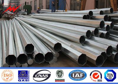 China 110kv Galvanization ASTM A123 Steel Electrical Poles for sale