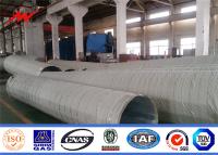 China Steel IP 65 Electric Utility Pole For 132kv Electrical Distribution Line for sale