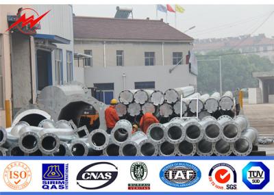 China Iso  Bv 3mm Thickness Steel Tubular Pole With Bitumen Surface for sale