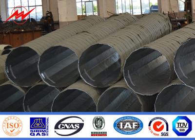 China Polygon 12m ASTM A123 Galvanizing Steel Tubular Pole 69KV for sale
