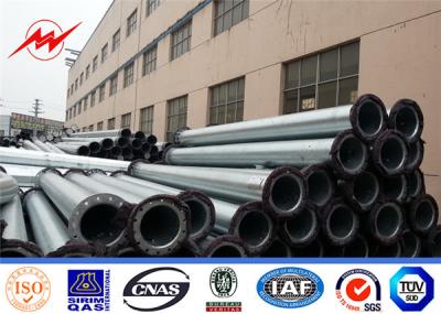 China Q235 Q345 Distribution Line 30ft Steel Power Pole for sale