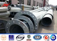 China 8 Sides 5kn Load 14m Steel Power Pole Burial Type Galvanization Standard for sale