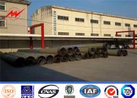 China 10ft Gr65 Cctv Awsd 1.1 Steel Galvanized Poles With Bitumen for sale