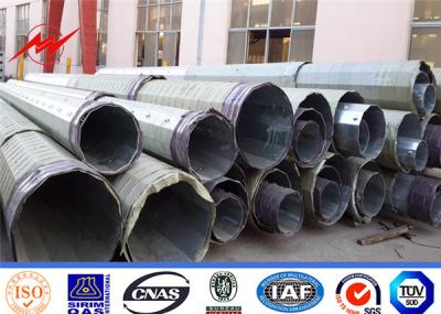 China Transmission Line Galvanized Lattice Steel Poles 10kv - 220kv With Bitumen for sale