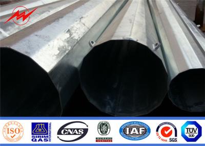 China Galvanized 11m 33kv Transmission Line Poles With Anti Wind Capacity 36.9m/S For Overhead Project for sale