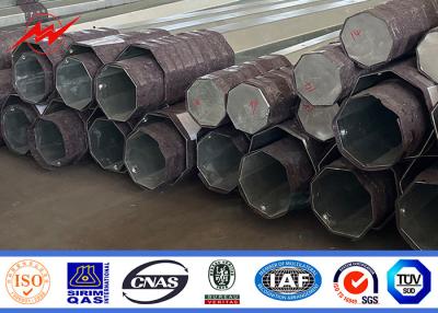 China Hot Dip Galvanized Electrical Transmission Pole For Strong Wind Resistance And Durability for sale