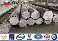 China Transmission 30m Metal Electric Pole Medium Voltage High Voltage Steel for sale