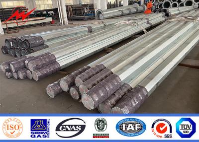 China Bitumen Electric Power Pole Transmission Steel Pole 36mm Q345 for sale