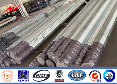 China Professional Astm A123 Steel Tubular Electric Pole Transmission Galvanized Gr65 for sale