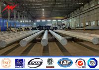 China 40feet One Section Antirust Steel Utility Pole for sale