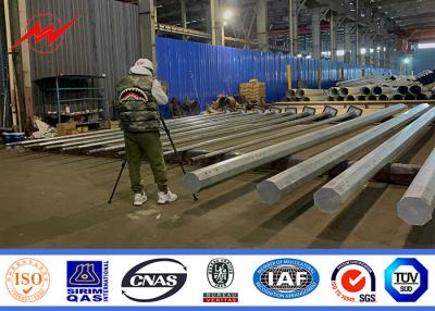 China 40foot Steel Power Pole Nea Standard 500kg Metal Utility for sale