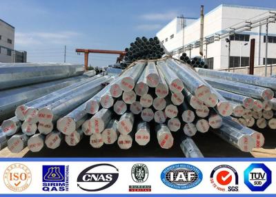 China 12m 940dan Power Steel Pole Transmission Galvanized Outdoor Electrical Utility for sale