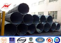 China 138KV Tubular Steel Power Pole For Power Transmission Line 1 Mm To 36mm for sale