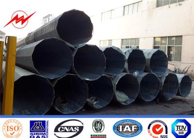 China 138KV Tubular Steel Power Pole For Power Transmission Line 1 Mm To 36mm for sale