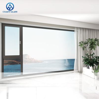 China Frosted PDLC Smart Film Window Partition for Apartment Villa Office Custom Size for sale