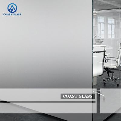 China Frosted PDLC Switchable Smart Film Glass Privacy Partition Custom Size 6mm for sale