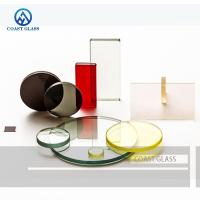 China Optical Color Filter Instrument 32mm 35mm Blue Green Yellow Red White Forest Covered Glass for sale