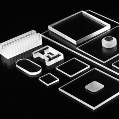 China Fused Silica Quartz Glass Plate 99.99% SiO2 Heat Resistant Clear Round Optical Plate 5-1500mm for sale