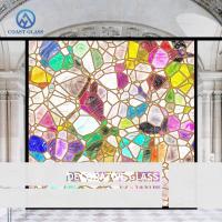 China Antique Stained Glass Mosaic  Customized For Home Decoration for sale