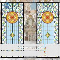 China Antique Stained Glass Mosaic  Customized For Home Decoration for sale