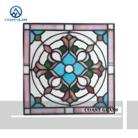China Round Stained Decorate Glass Panel Window Inside Catholic Church for sale